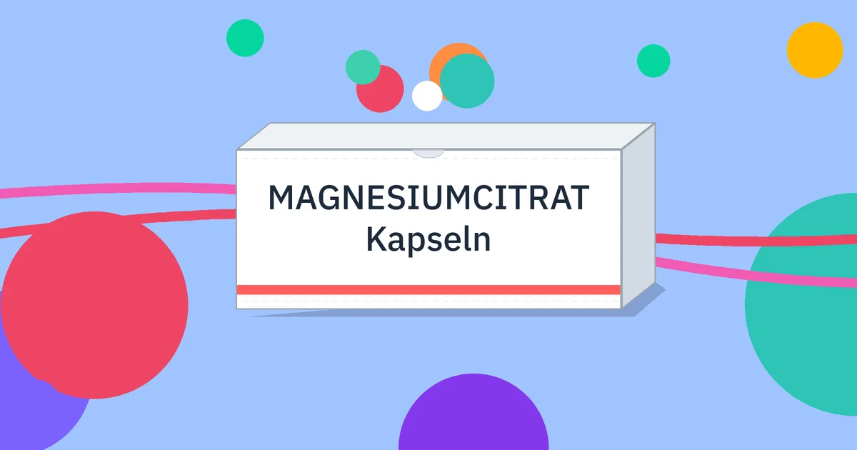 Symbolbild: Packung mit der Aufschrift MAGNESIUMCITRAT Kapseln (PZN 18129852) – Verfügbarkeit und Bezug in Apotheken in Frankfurt am Main
