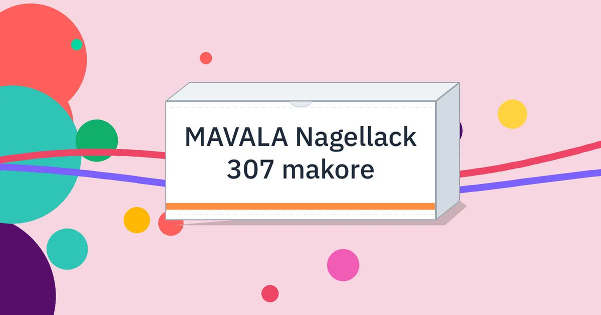 Symbolbild: Packung mit der Aufschrift MAVALA Nagellack 307 makore (PZN 12457590) – Verfügbarkeit und Bezug in Apotheken in Frankfurt am Main