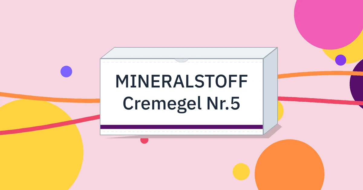 Symbolbild: Packung mit der Aufschrift MINERALSTOFF Cremegel Nr.5 (PZN 02732440) – Verfügbarkeit und Bezug in Apotheken in Frankfurt am Main