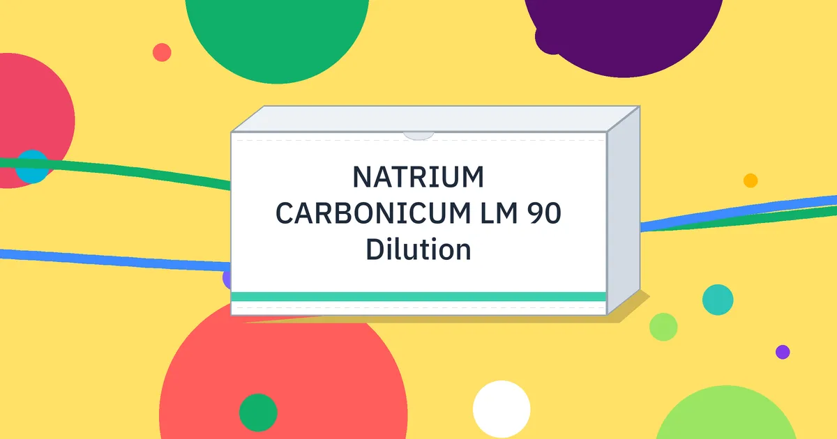 Symbolbild: Packung mit der Aufschrift NATRIUM CARBONICUM LM 90 Dilution (PZN 12961911) – Verfügbarkeit und Bezug in Apotheken in Frankfurt am Main