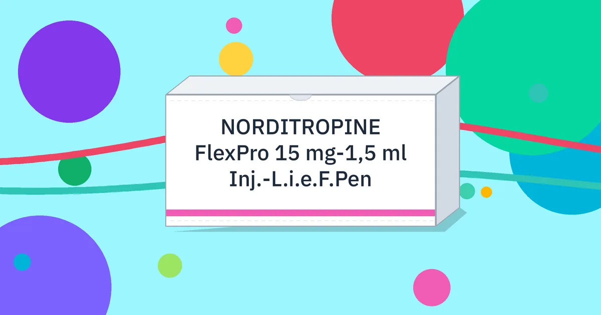 Symbolbild: Packung mit der Aufschrift NORDITROPINE FlexPro 15 mg-1,5 ml Inj.-L.i.e.F.Pen (PZN 19635511) – Verfügbarkeit und Bezug in Apotheken in Frankfurt am Main