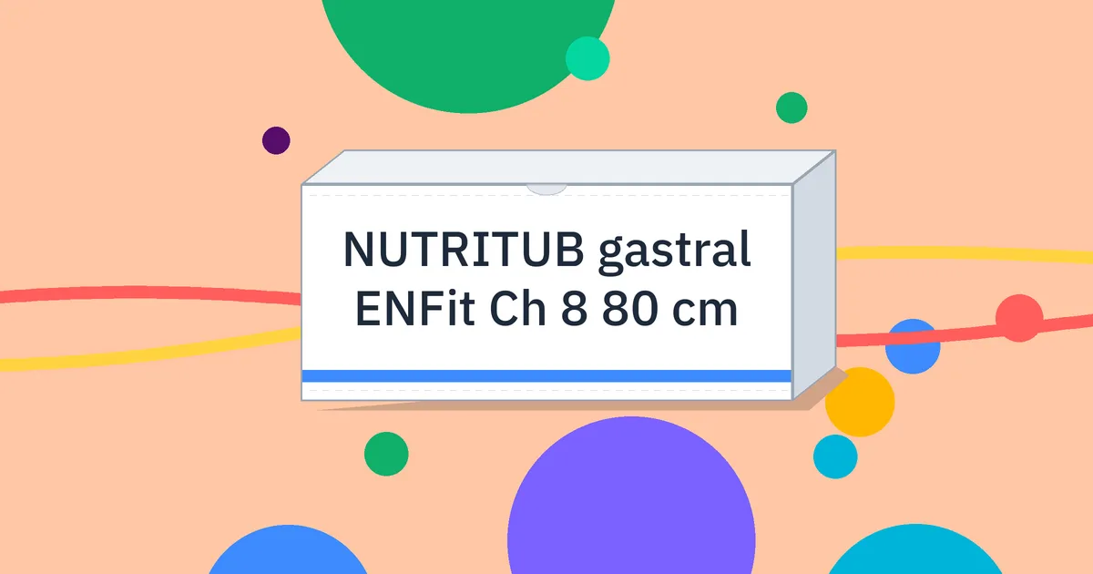 Symbolbild: Packung mit der Aufschrift NUTRITUB gastral ENFit Ch 8 80 cm (PZN 19098467) – Verfügbarkeit und Bezug in Apotheken in Frankfurt am Main