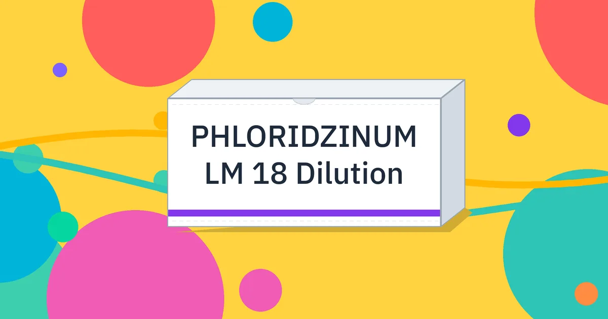 Symbolbild: Packung mit der Aufschrift PHLORIDZINUM LM 18 Dilution (PZN 13639318) – Verfügbarkeit und Bezug in Apotheken in Frankfurt am Main