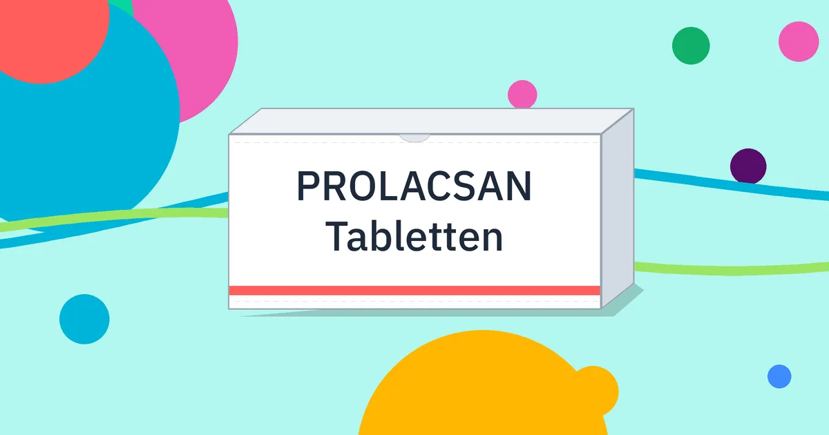 Symbolbild: Packung mit der Aufschrift PROLACSAN Tabletten (PZN 10118027) – Verfügbarkeit und Bezug in Apotheken in Frankfurt am Main