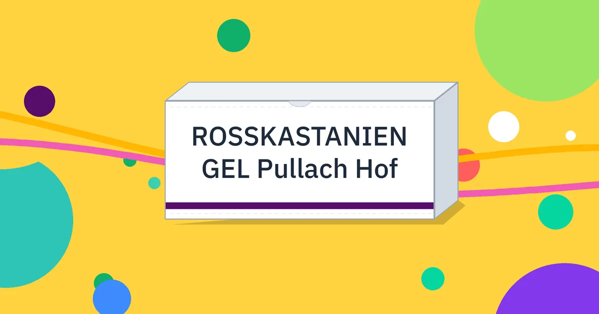 Symbolbild: Packung mit der Aufschrift ROSSKASTANIEN GEL Pullach Hof (PZN 18662196) – Verfügbarkeit und Bezug in Apotheken in Frankfurt am Main