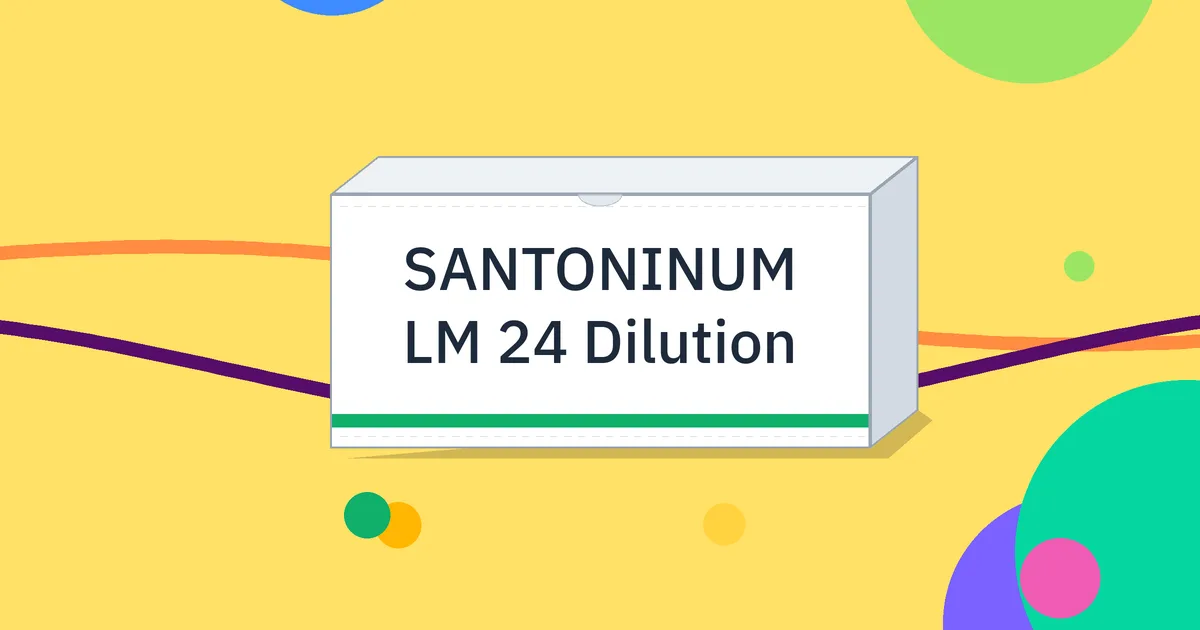 Symbolbild: Packung mit der Aufschrift SANTONINUM LM 24 Dilution (PZN 13685666) – Verfügbarkeit und Bezug in Apotheken in Frankfurt am Main