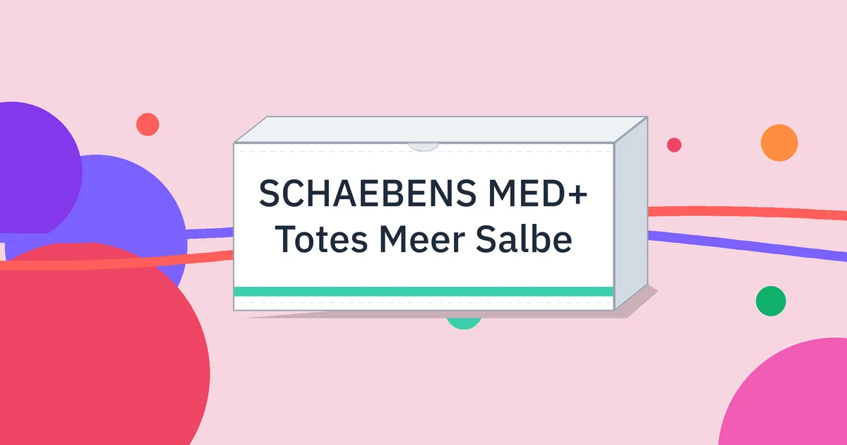 Symbolbild: Packung mit der Aufschrift SCHAEBENS MED+ Totes Meer Salbe (PZN 16701093) – Verfügbarkeit und Bezug in Apotheken in Frankfurt am Main