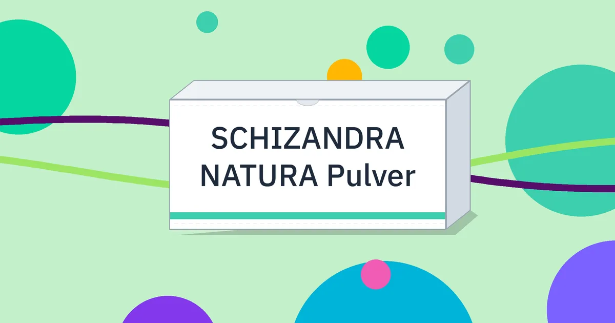 Symbolbild: Packung mit der Aufschrift SCHIZANDRA NATURA Pulver (PZN 03868992) – Verfügbarkeit und Bezug in Apotheken in Frankfurt am Main