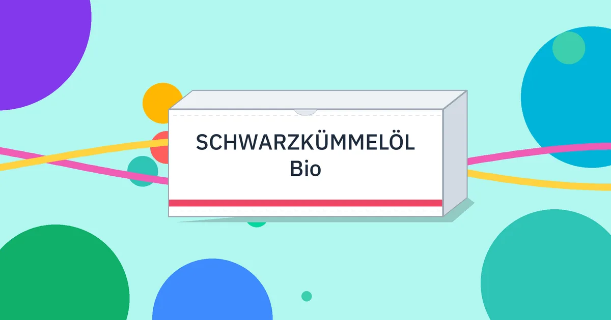 Symbolbild: Packung mit der Aufschrift SCHWARZKÜMMELÖL Bio (PZN 18194973) – Verfügbarkeit und Bezug in Apotheken in Frankfurt am Main