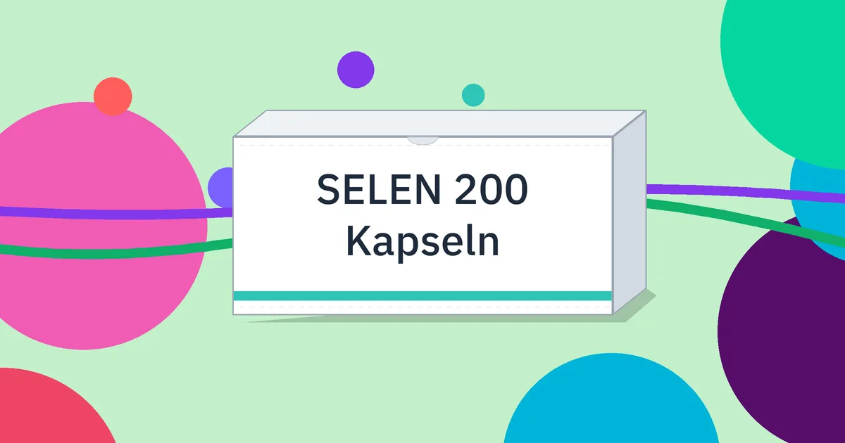 Symbolbild: Packung mit der Aufschrift SELEN 200 Kapseln (PZN 17382572) – Verfügbarkeit und Bezug in Apotheken in Frankfurt am Main