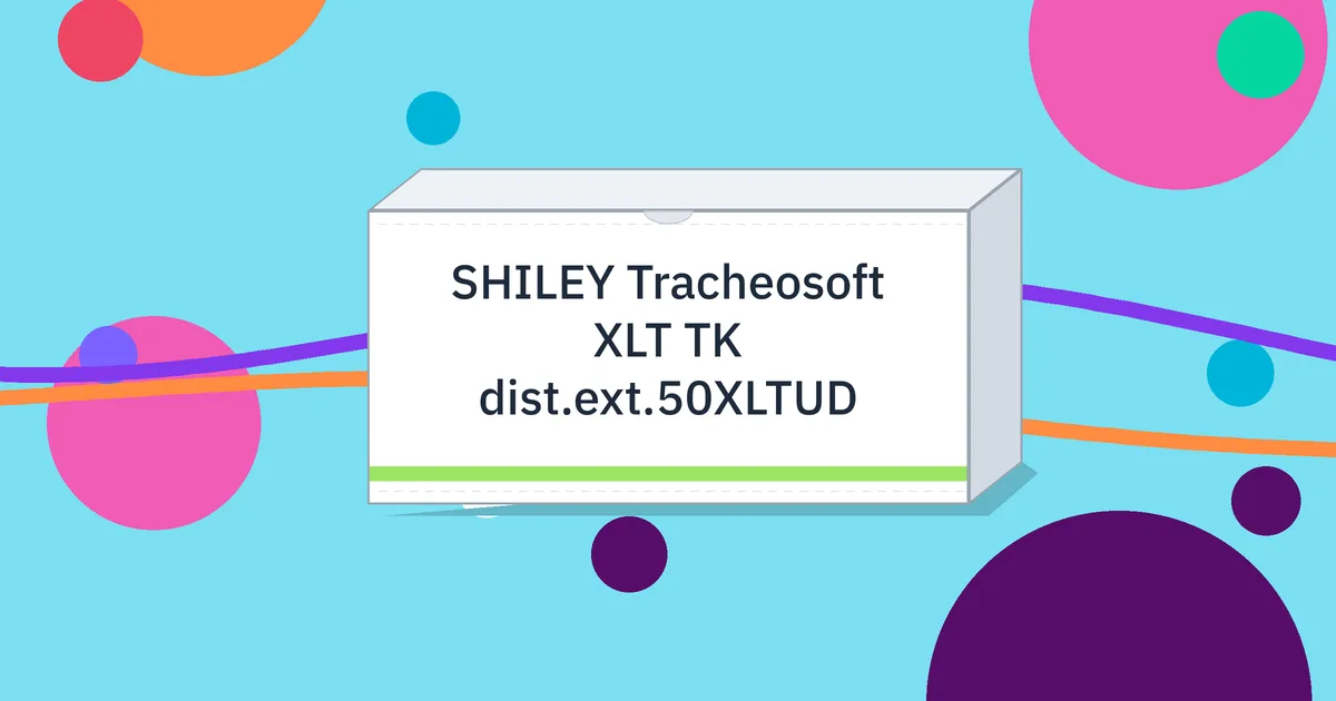 Symbolbild: Packung mit der Aufschrift SHILEY Tracheosoft XLT TK dist.ext.50XLTUD (PZN 04110027) – Verfügbarkeit und Bezug in Apotheken in Frankfurt am Main