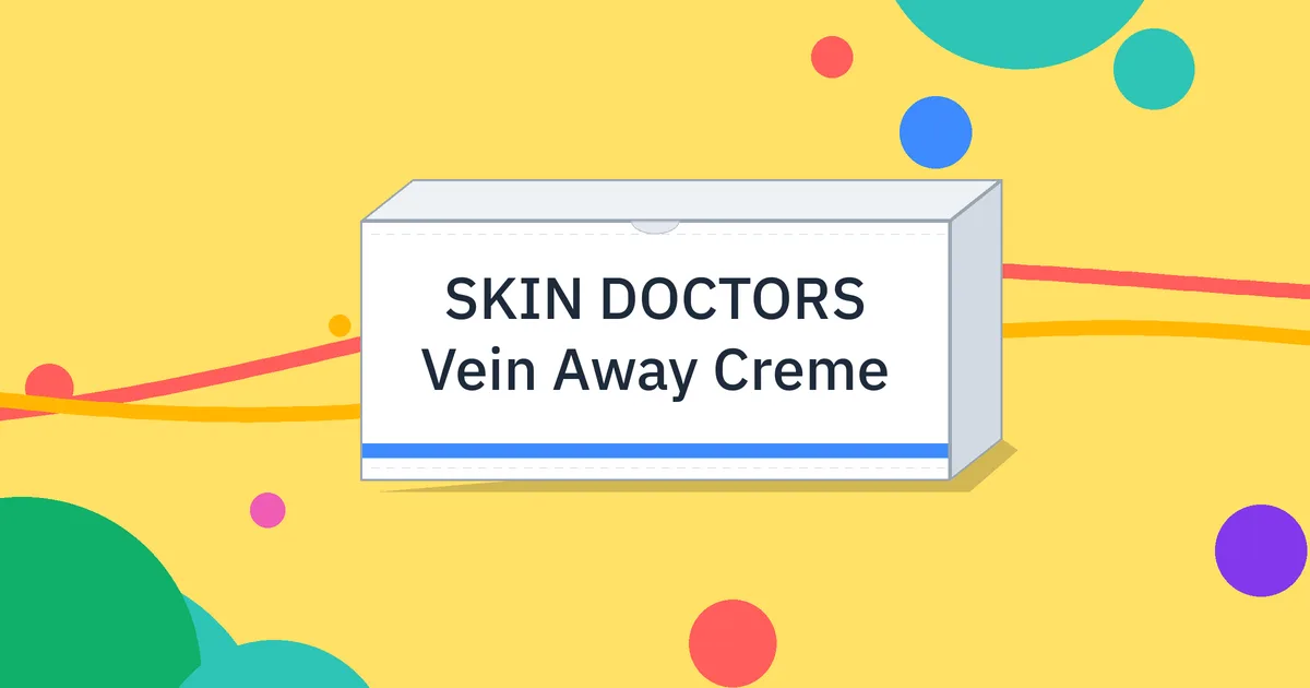 Symbolbild: Packung mit der Aufschrift SKIN DOCTORS Vein Away Creme (PZN 09087847) – Verfügbarkeit und Bezug in Apotheken in Frankfurt am Main