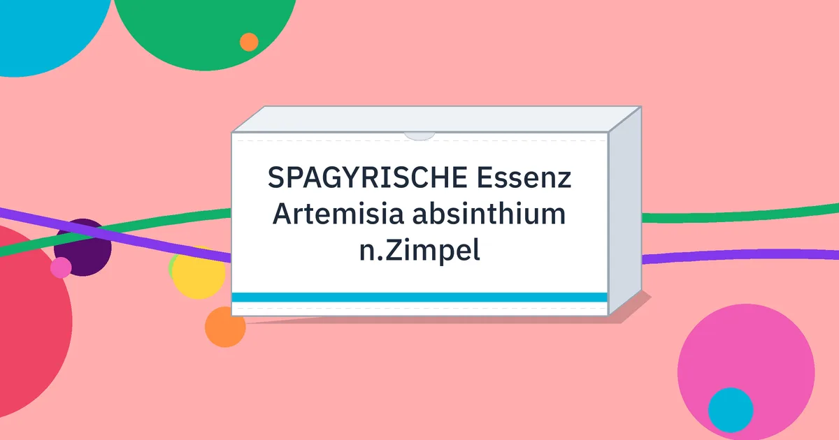 Symbolbild: Packung mit der Aufschrift SPAGYRISCHE Essenz Artemisia absinthium n.Zimpel (PZN 00915739) – Verfügbarkeit und Bezug in Apotheken in Frankfurt am Main