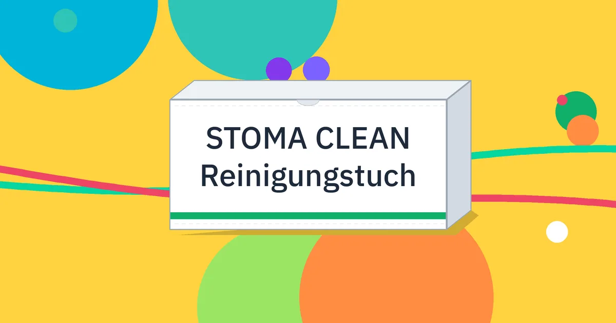 Symbolbild: Packung mit der Aufschrift STOMA CLEAN Reinigungstuch (PZN 00662698) – Verfügbarkeit und Bezug in Apotheken in Frankfurt am Main