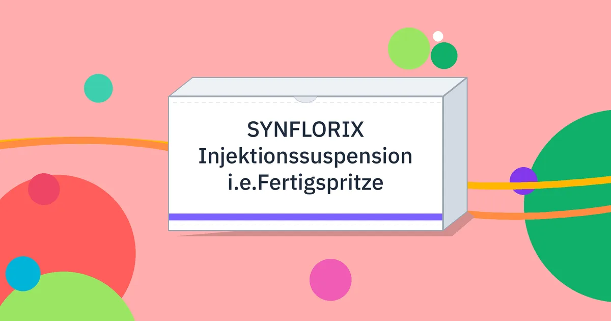Symbolbild: Packung mit der Aufschrift SYNFLORIX Injektionssuspension i.e.Fertigspritze (PZN 07116912) – Verfügbarkeit und Bezug in Apotheken in Frankfurt am Main