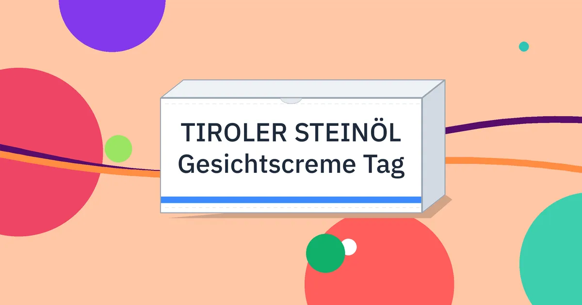 Symbolbild: Packung mit der Aufschrift TIROLER STEINÖL Gesichtscreme Tag (PZN 14015494) – Verfügbarkeit und Bezug in Apotheken in Frankfurt am Main