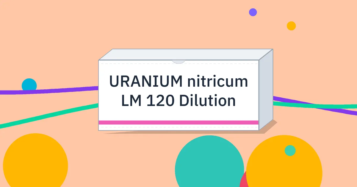 Symbolbild: Packung mit der Aufschrift URANIUM nitricum LM 120 Dilution (PZN 13256563) – Verfügbarkeit und Bezug in Apotheken in Frankfurt am Main
