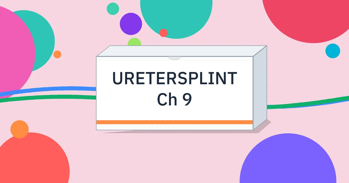 Symbolbild: Packung mit der Aufschrift URETERSPLINT Ch 9 (PZN 20231902) – Verfügbarkeit und Bezug in Apotheken in Frankfurt am Main
