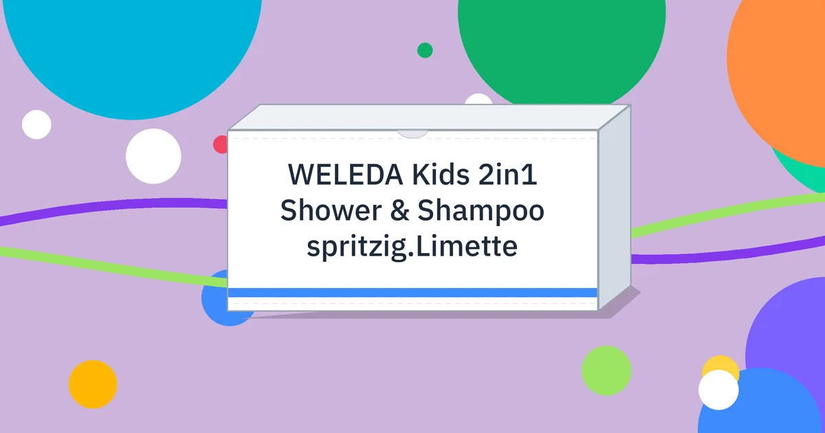 Symbolbild: Packung mit der Aufschrift WELEDA Kids 2in1 Shower & Shampoo spritzig.Limette (PZN 12387375) – Verfügbarkeit und Bezug in Apotheken in Frankfurt am Main
