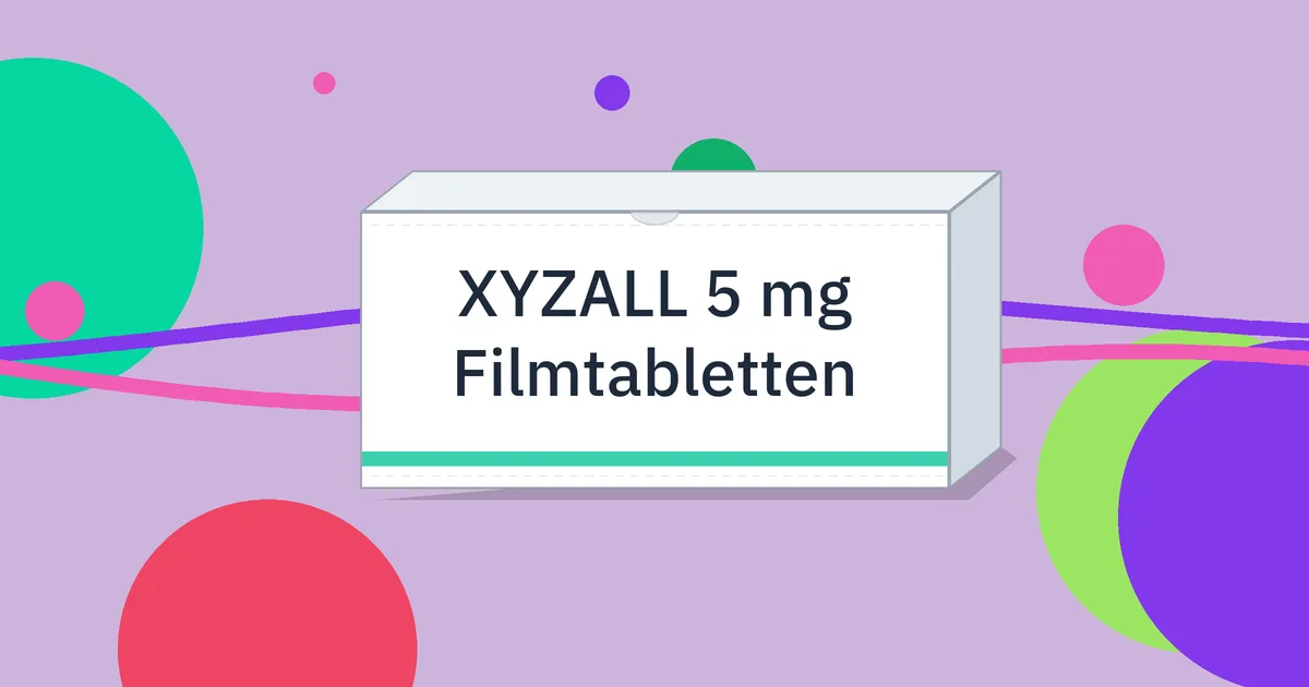 Symbolbild: Packung mit der Aufschrift XYZALL 5 mg Filmtabletten (PZN 03564625) – Verfügbarkeit und Bezug in Apotheken in Frankfurt am Main