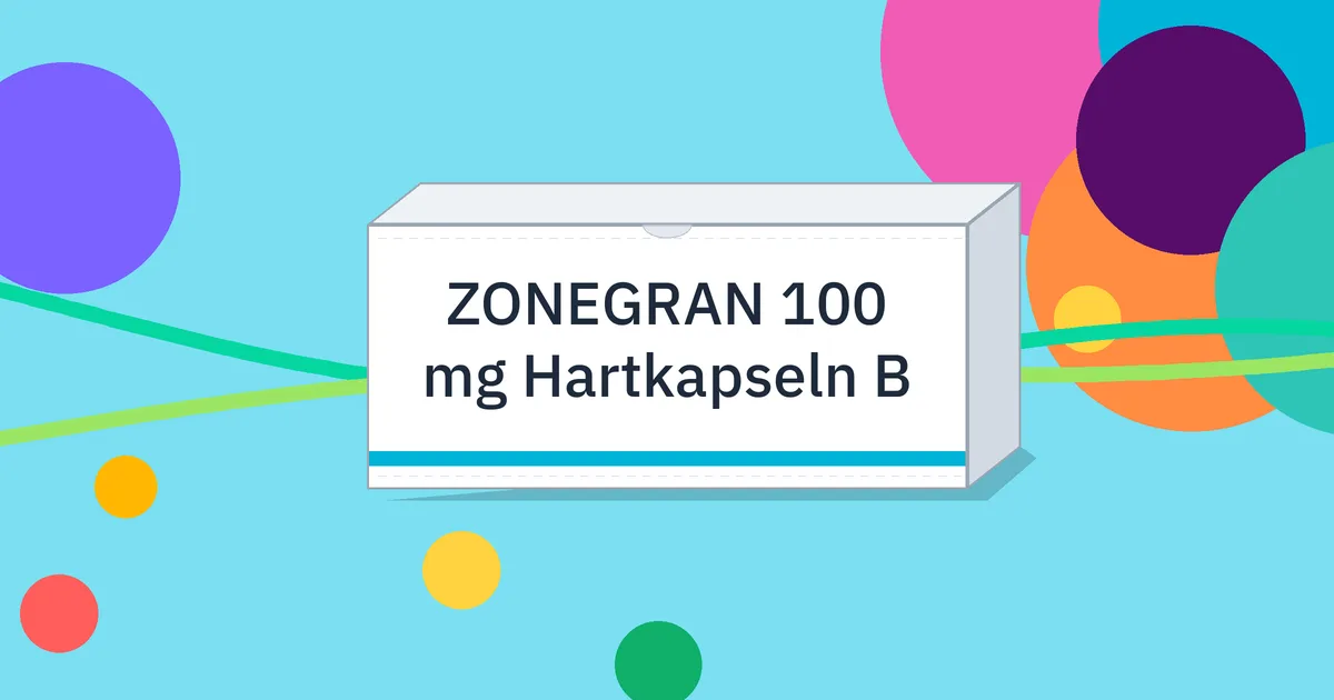 Symbolbild: Packung mit der Aufschrift ZONEGRAN 100 mg Hartkapseln B (PZN 10419119) – Verfügbarkeit und Bezug in Apotheken in Frankfurt am Main
