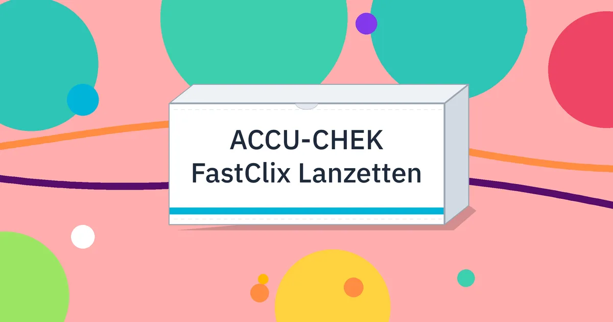Symbolbild: Packung mit der Aufschrift ACCU-CHEK FastClix Lanzetten (PZN 16123302) – Verfügbarkeit und Bezug in Apotheken in Frankfurt am Main