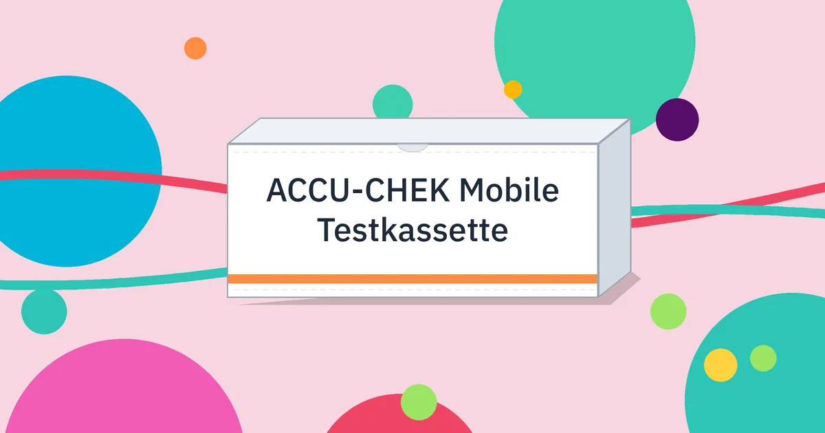Symbolbild: Packung mit der Aufschrift ACCU-CHEK Mobile Testkassette (PZN 13973572) – Verfügbarkeit und Bezug in Apotheken in Frankfurt am Main