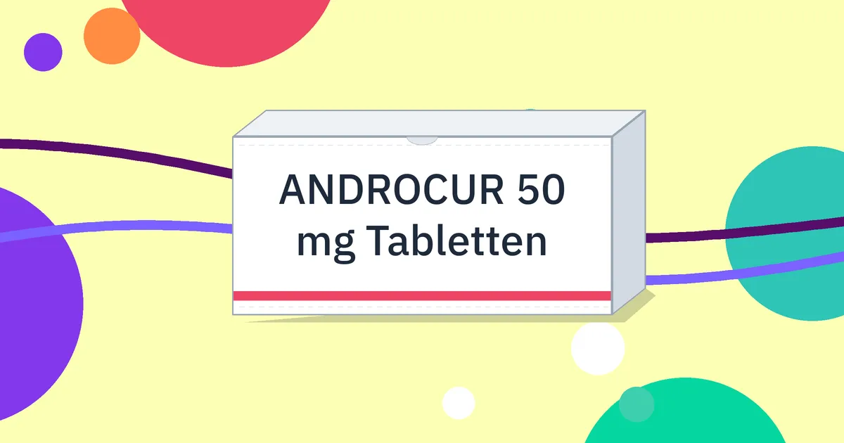 Symbolbild: Packung mit der Aufschrift ANDROCUR 50 mg Tabletten (PZN 18266738) – Verfügbarkeit und Bezug in Apotheken in Frankfurt am Main