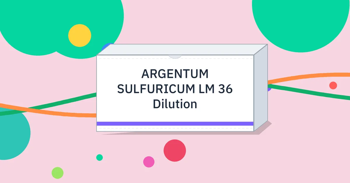 Symbolbild: Packung mit der Aufschrift ARGENTUM SULFURICUM LM 36 Dilution (PZN 12770252) – Verfügbarkeit und Bezug in Apotheken in Frankfurt am Main