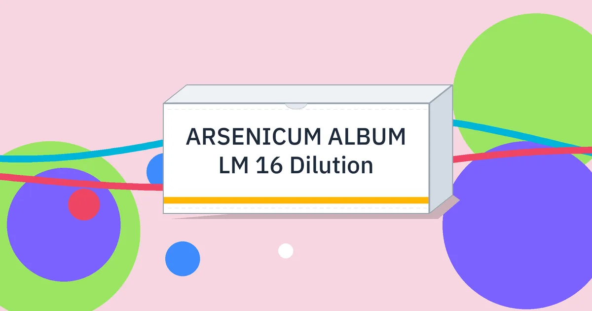 Symbolbild: Packung mit der Aufschrift ARSENICUM ALBUM LM 16 Dilution (PZN 12770938) – Verfügbarkeit und Bezug in Apotheken in Frankfurt am Main
