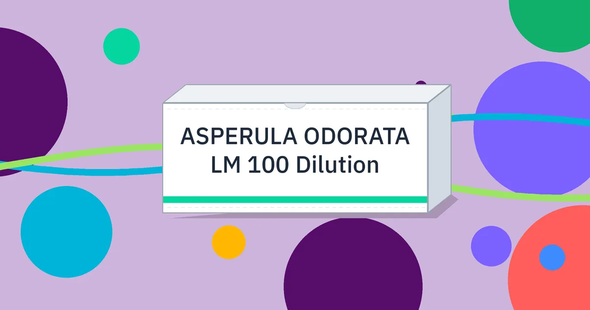 Symbolbild: Packung mit der Aufschrift ASPERULA ODORATA LM 100 Dilution (PZN 13404472) – Verfügbarkeit und Bezug in Apotheken in Frankfurt am Main