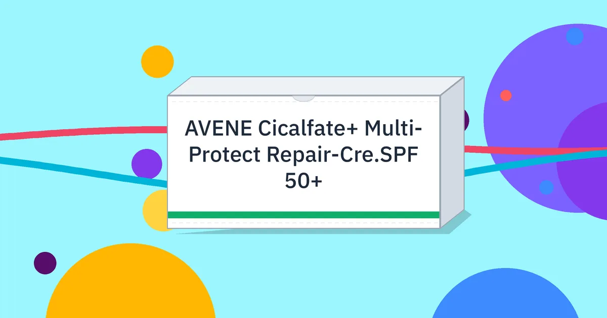 Symbolbild: Packung mit der Aufschrift AVENE Cicalfate+ Multi-Protect Repair-Cre.SPF 50+ (PZN 18061522) – Verfügbarkeit und Bezug in Apotheken in Frankfurt am Main