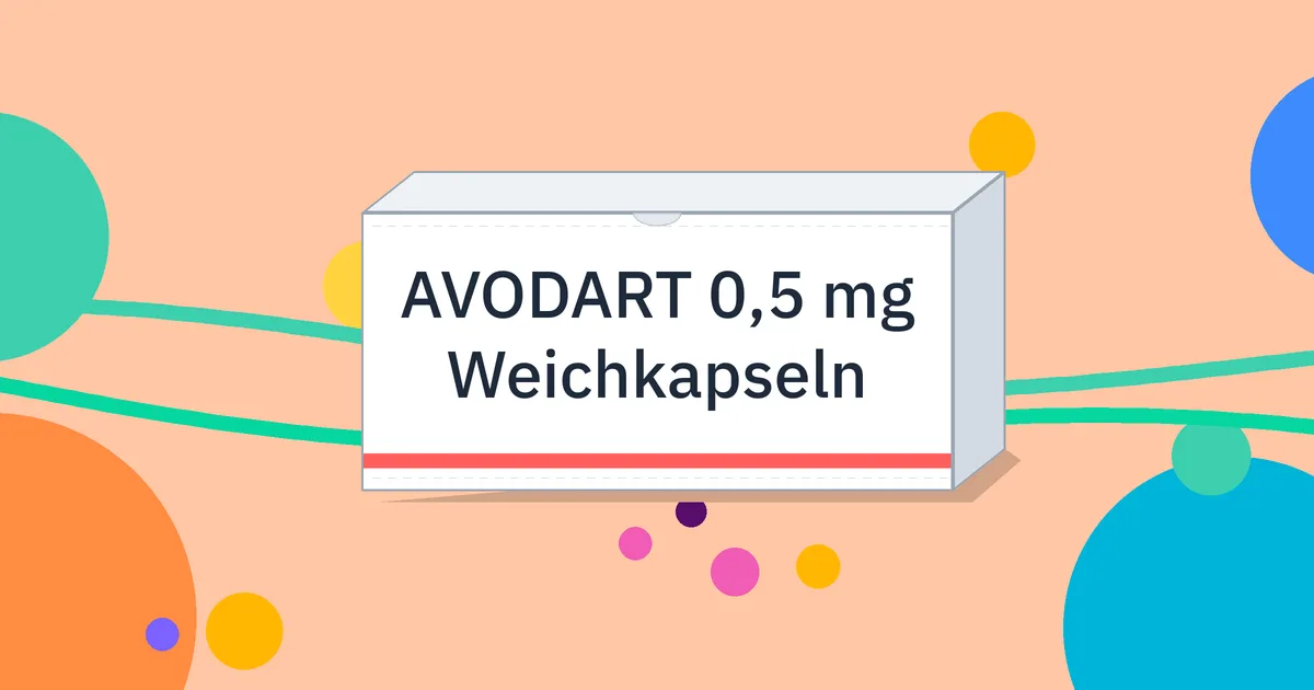 Symbolbild: Packung mit der Aufschrift AVODART 0,5 mg Weichkapseln (PZN 03112314) – Verfügbarkeit und Bezug in Apotheken in Frankfurt am Main