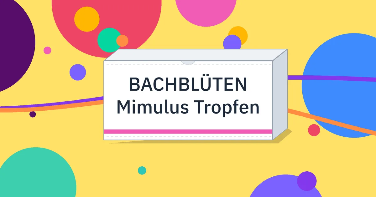 Symbolbild: Packung mit der Aufschrift BACHBLÜTEN Mimulus Tropfen (PZN 00114904) – Verfügbarkeit und Bezug in Apotheken in Frankfurt am Main