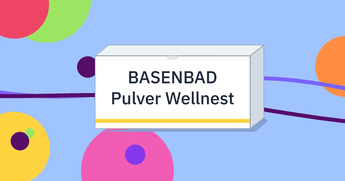 Symbolbild: Packung mit der Aufschrift BASENBAD Pulver Wellnest (PZN 16686376) – Verfügbarkeit und Bezug in Apotheken in Frankfurt am Main