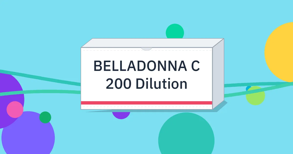Symbolbild: Packung mit der Aufschrift BELLADONNA C 200 Dilution (PZN 07161309) – Verfügbarkeit und Bezug in Apotheken in Frankfurt am Main