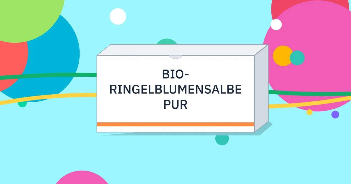 Symbolbild: Packung mit der Aufschrift BIO-RINGELBLUMENSALBE PUR (PZN 19558242) – Verfügbarkeit und Bezug in Apotheken in Frankfurt am Main