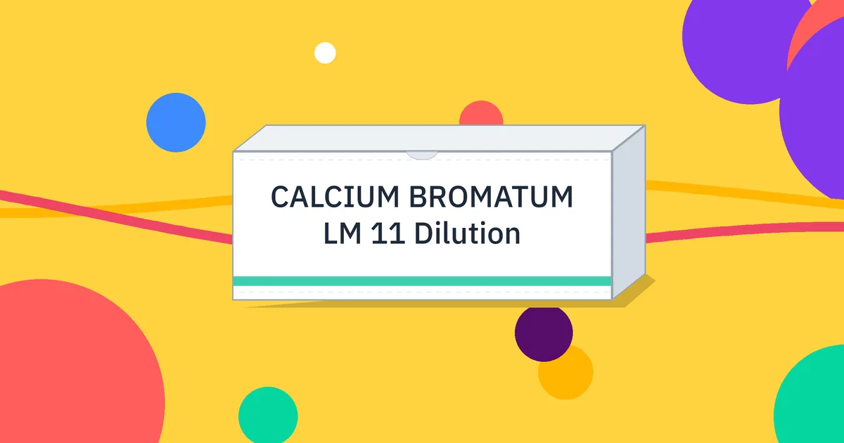 Symbolbild: Packung mit der Aufschrift CALCIUM BROMATUM LM 11 Dilution (PZN 13407861) – Verfügbarkeit und Bezug in Apotheken in Frankfurt am Main