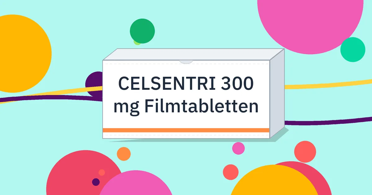 Symbolbild: Packung mit der Aufschrift CELSENTRI 300 mg Filmtabletten (PZN 12615238) – Verfügbarkeit und Bezug in Apotheken in Frankfurt am Main