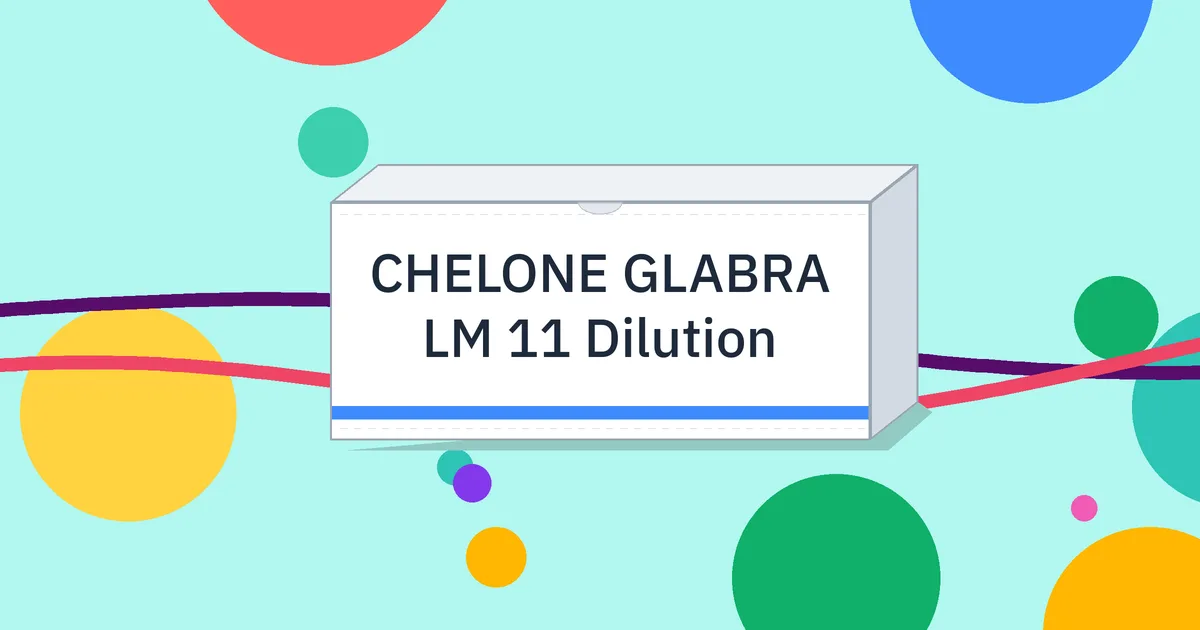 Symbolbild: Packung mit der Aufschrift CHELONE GLABRA LM 11 Dilution (PZN 13439861) – Verfügbarkeit und Bezug in Apotheken in Frankfurt am Main