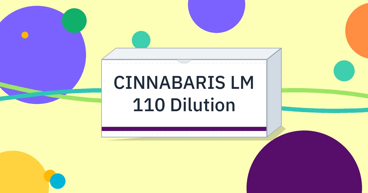 Symbolbild: Packung mit der Aufschrift CINNABARIS LM 110 Dilution (PZN 12820671) – Verfügbarkeit und Bezug in Apotheken in Frankfurt am Main