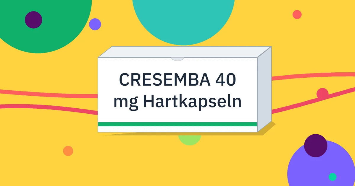Symbolbild: Packung mit der Aufschrift CRESEMBA 40 mg Hartkapseln (PZN 19363248) – Verfügbarkeit und Bezug in Apotheken in Frankfurt am Main