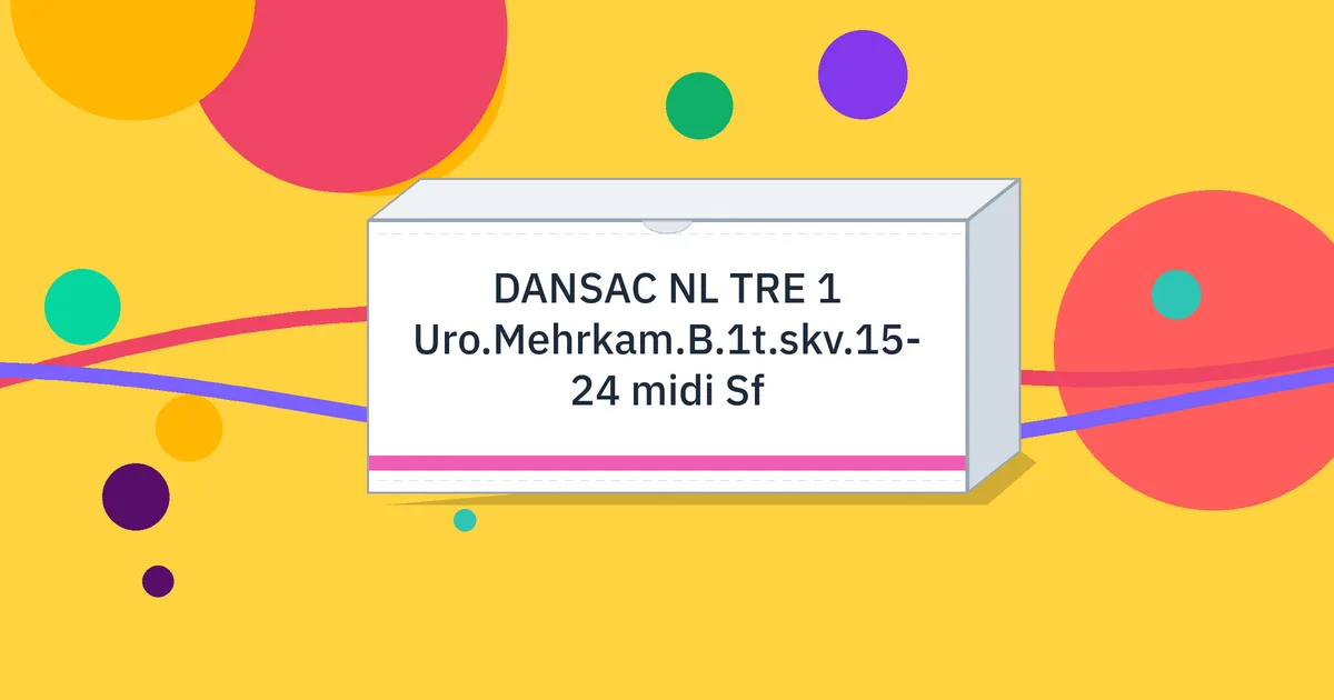 Symbolbild: Packung mit der Aufschrift DANSAC NL TRE 1 Uro.Mehrkam.B.1t.skv.15-24 midi Sf (PZN 18179548) – Verfügbarkeit und Bezug in Apotheken in Frankfurt am Main