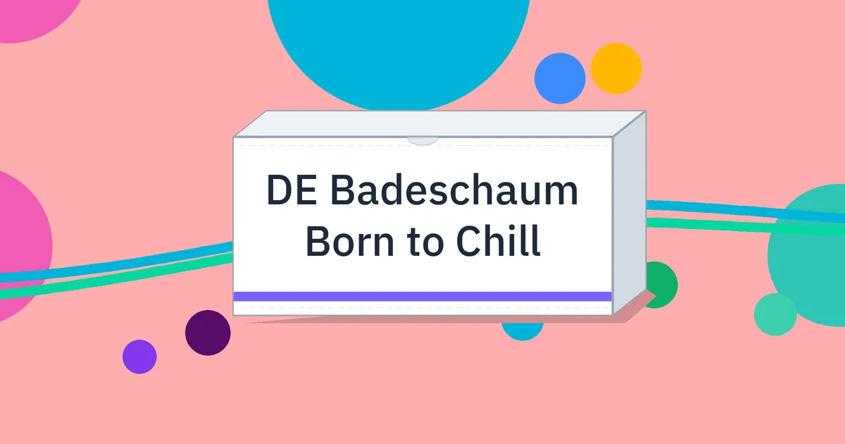 Symbolbild: Packung mit der Aufschrift DE Badeschaum Born to Chill (PZN 17888047) – Verfügbarkeit und Bezug in Apotheken in Frankfurt am Main