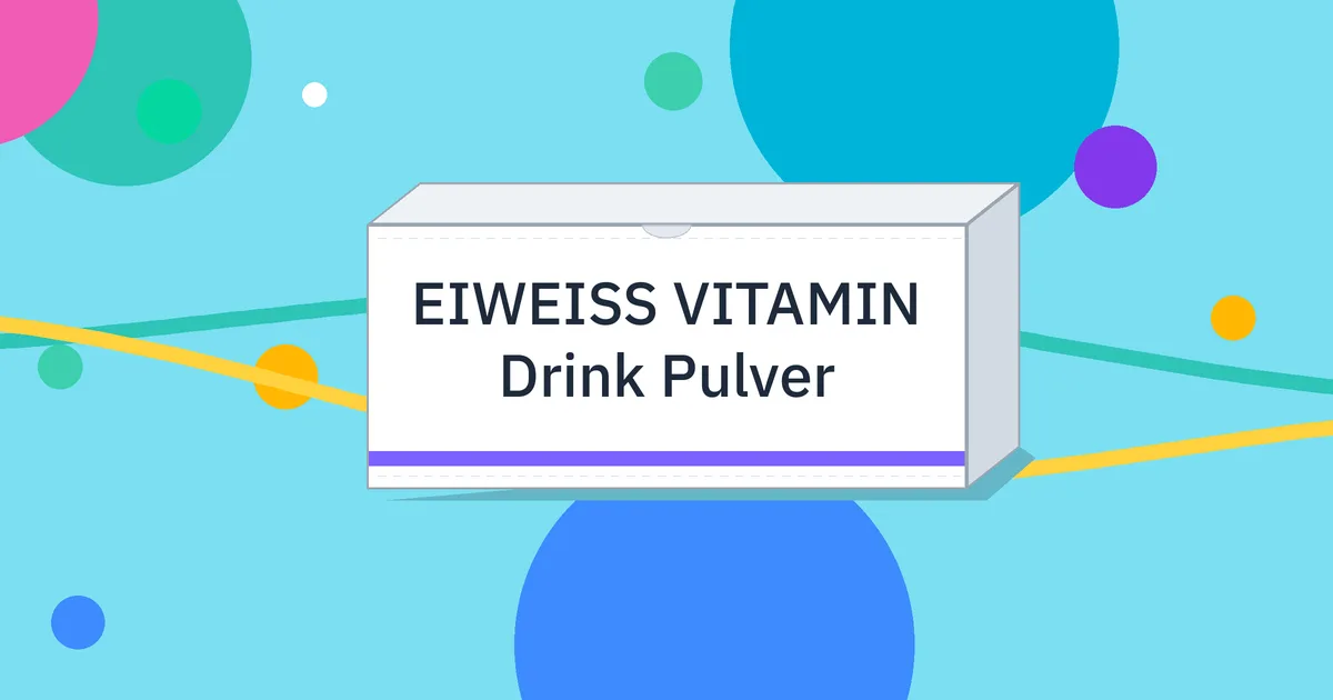Symbolbild: Packung mit der Aufschrift EIWEISS VITAMIN Drink Pulver (PZN 02699292) – Verfügbarkeit und Bezug in Apotheken in Frankfurt am Main