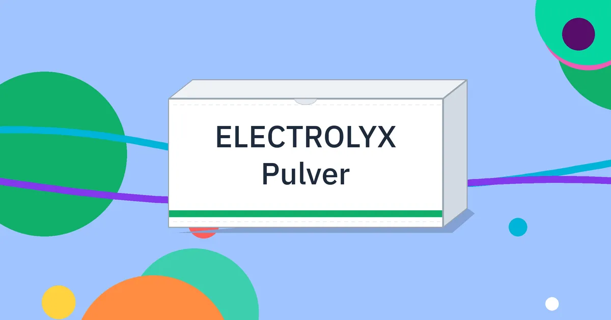 Symbolbild: Packung mit der Aufschrift ELECTROLYX Pulver (PZN 19871140) – Verfügbarkeit und Bezug in Apotheken in Frankfurt am Main