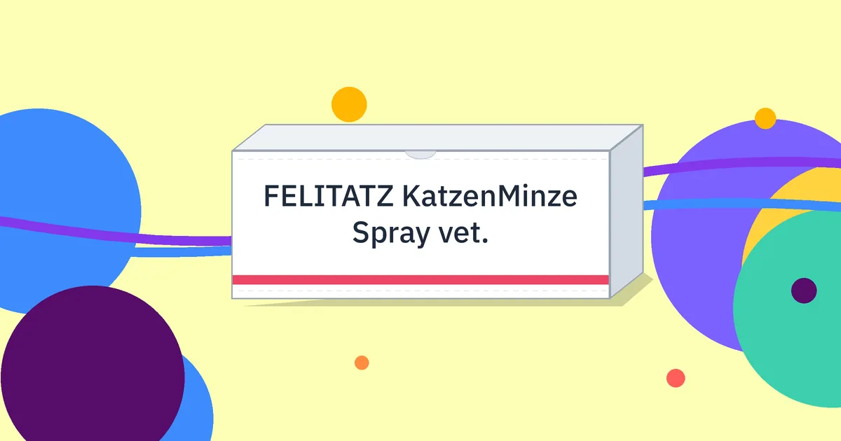 Symbolbild: Packung mit der Aufschrift FELITATZ KatzenMinze Spray vet. (PZN 17580591) – Verfügbarkeit und Bezug in Apotheken in Frankfurt am Main