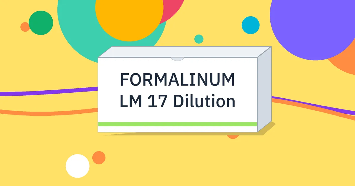 Symbolbild: Packung mit der Aufschrift FORMALINUM LM 17 Dilution (PZN 12873644) – Verfügbarkeit und Bezug in Apotheken in Frankfurt am Main