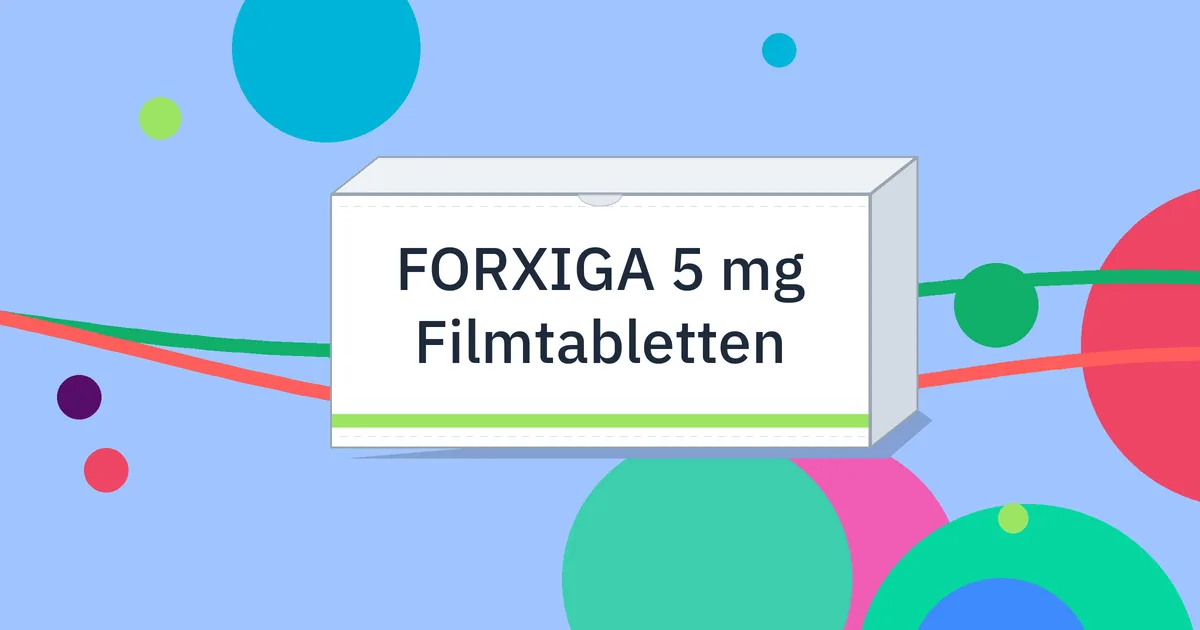 Symbolbild: Packung mit der Aufschrift FORXIGA 5 mg Filmtabletten (PZN 20599536) – Verfügbarkeit und Bezug in Apotheken in Frankfurt am Main