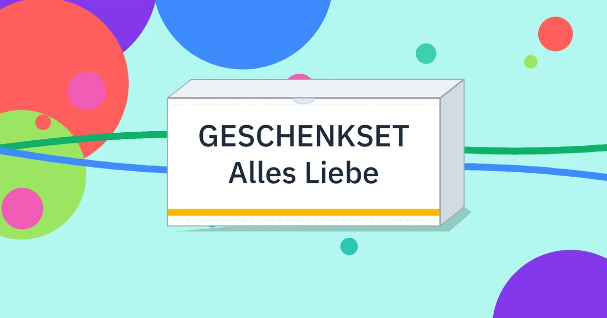 Symbolbild: Packung mit der Aufschrift GESCHENKSET Alles Liebe (PZN 19181926) – Verfügbarkeit und Bezug in Apotheken in Frankfurt am Main
